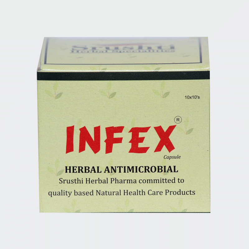Infex Herbal Antimicrobial Capsule -10% OFF - Lowest Price in India