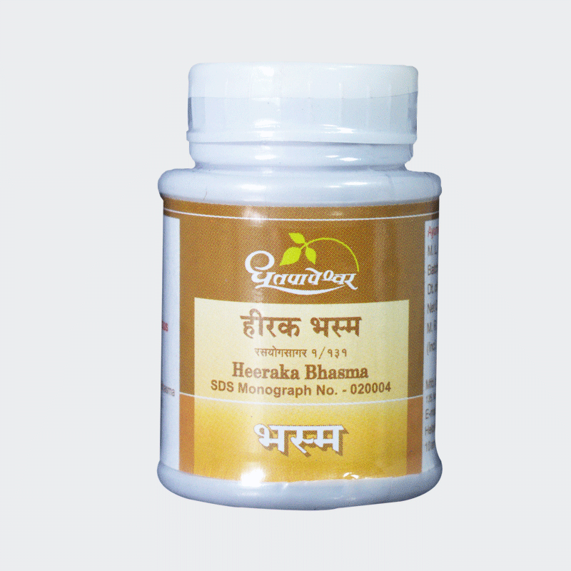Heeraka Bhasma (100Mg) - Dhootapapeshwar - AyurCentral Online