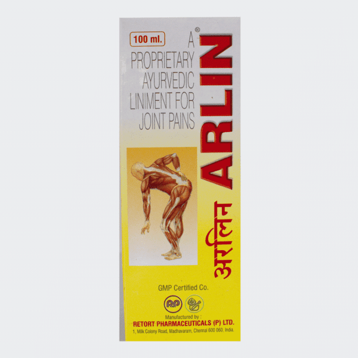 Arlin Liniment (100ml) - Retort Pharma - AyurCentral Online