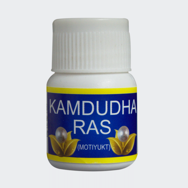 Kamdudha Ras (Motiyukt) (30Tabs) - Amrita Drugs - AyurCentral Online