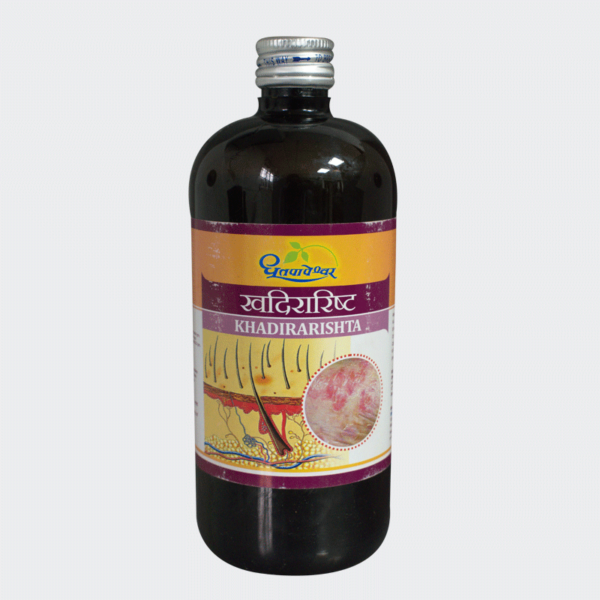 Khadirarishta (450ml) - Dhootapapeshwar - AyurCentral Online