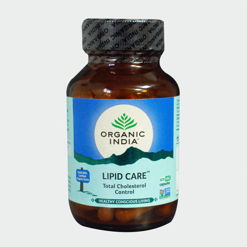 Lipid Care Capsule (60Caps) - Organic India - AyurCentral Online
