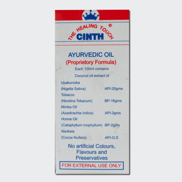 Cinth Oil - Western Ghats - AyurCentral Online