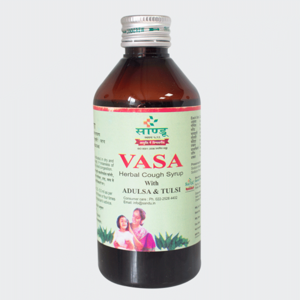 Vasa Syrup (200ml) - Sandu - AyurCentral Online