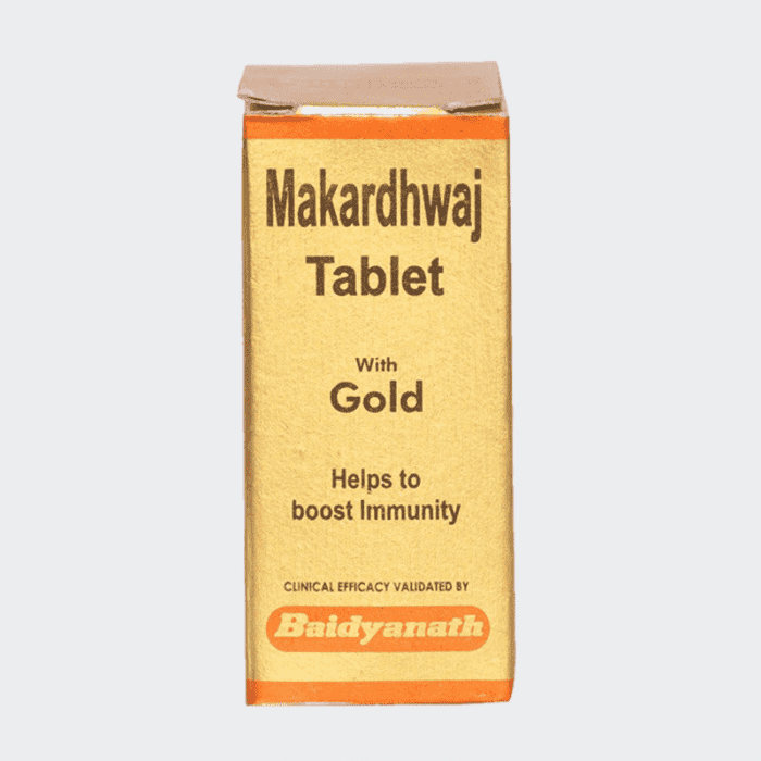 Makardhwaj Tablet (Gold) - Baidyanath - AyurCentral Online