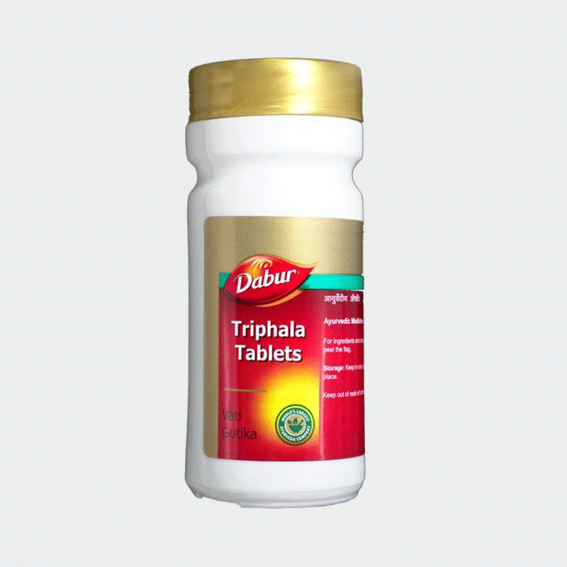 Triphala Tablet (60Tabs) - Dabur - AyurCentral Online