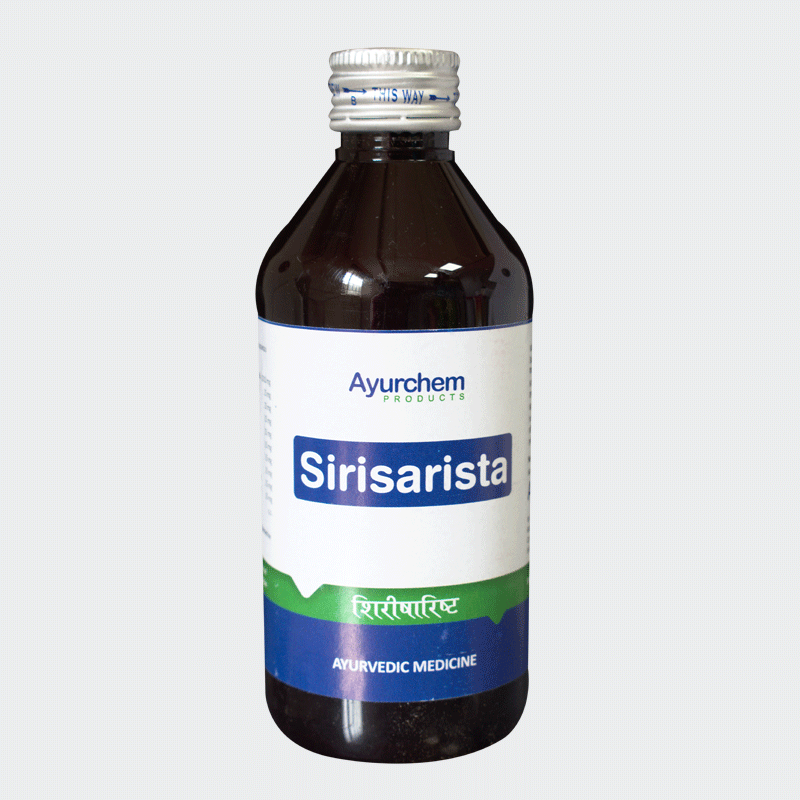 Sirisarista Syrup (200ml)- Ayurchem - AyurCentral Online