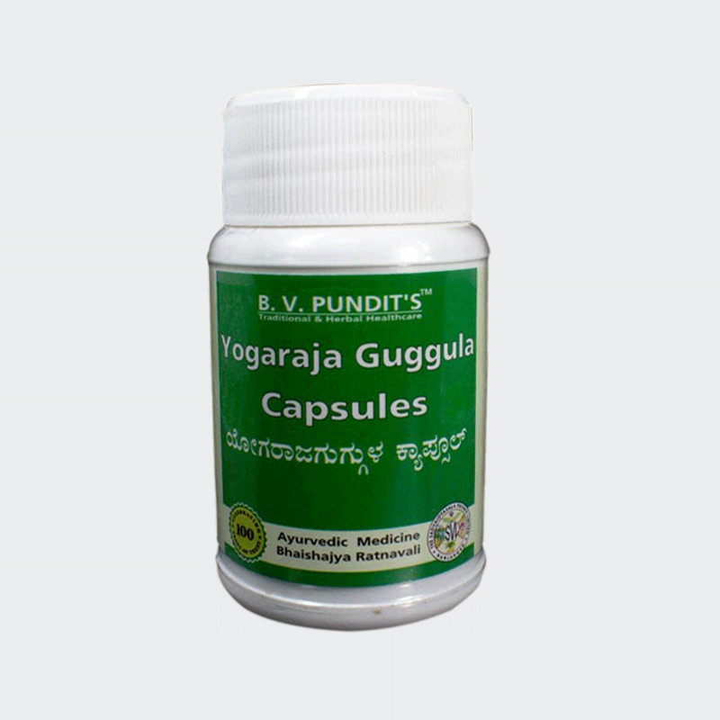 Yogaraj Guggula Capsule - B.V.Pundit's - AyurCentral Online