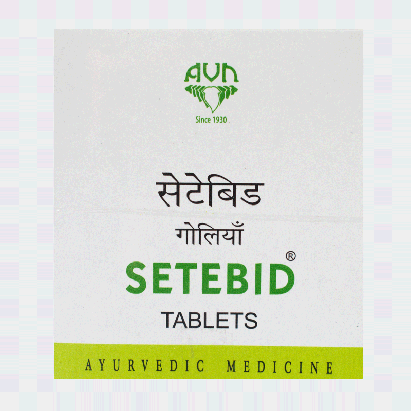 Setebid Tablet (10Tabs) - Avn Ayurveda - AyurCentral Online