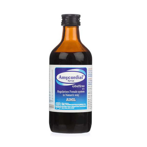 Amycordial Syrup (200ml) - Aimil - AyurCentral Online