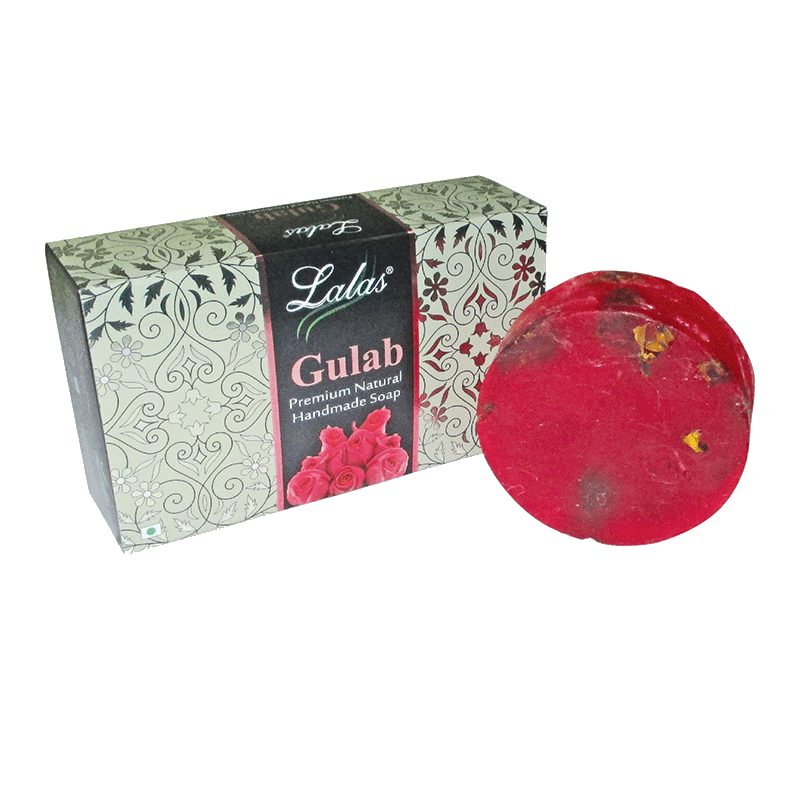 Gulab Soap (100Gm) - Lala Dawasaz - AyurCentral Online
