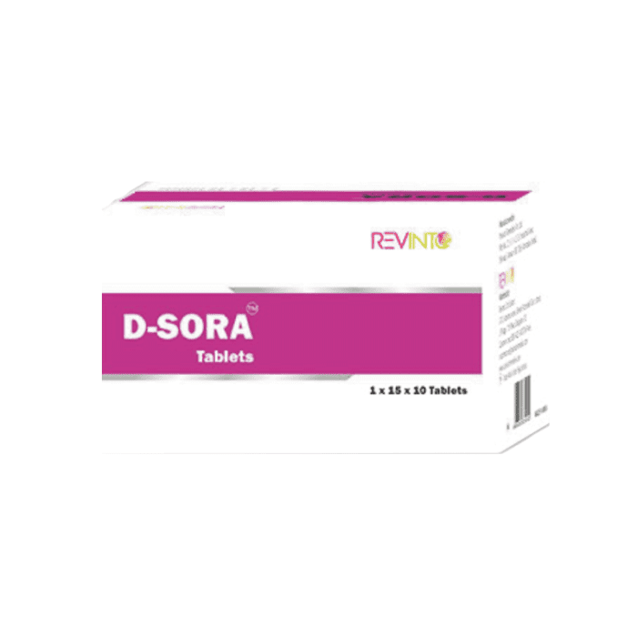 D-Sora Tablet (15Tabs) - Revinto - AyurCentral Online