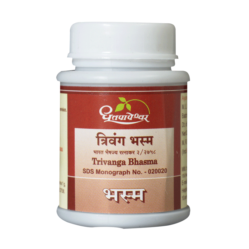 Trivanga Bhasma (5Gm) - Dhootapapeshwar - AyurCentral Online