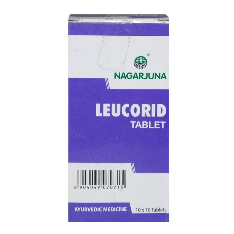 Leucorid Tablet (10Tabs) - Nagarjuna - Ayurcentral Online