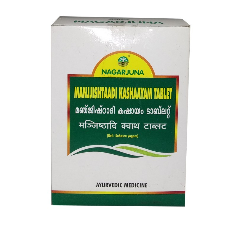 Manjjishtaadi Kashaayam Tablet (10Tabs)- Nagarjuna - AyurCentral Online