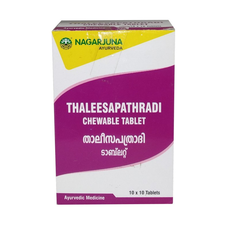 Thaleesapathradi Tablet (10Tabs) - Nagarjuna - AyurCentral Online