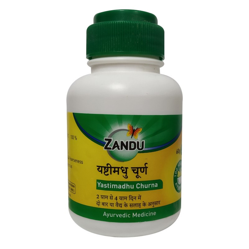 Yashtimadhu Churna (60Gm) - Zandu Pharma - AyurCentral Online