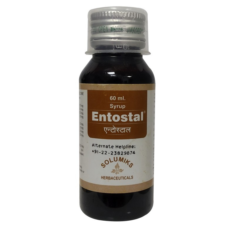 Entostal Syrup (60ml) - Solumiks - AyurCentral Online