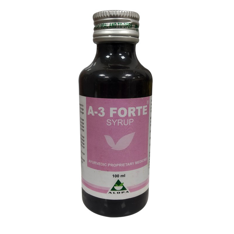 A3 Forte Syrup (100ml) - Alopa Herbal - AyurCentral Online