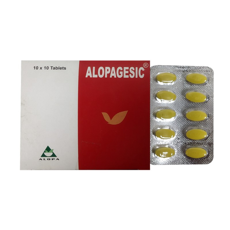 Alopagesic Tablet (10Tabs) - Alopa Herbal - AyurCentral Online