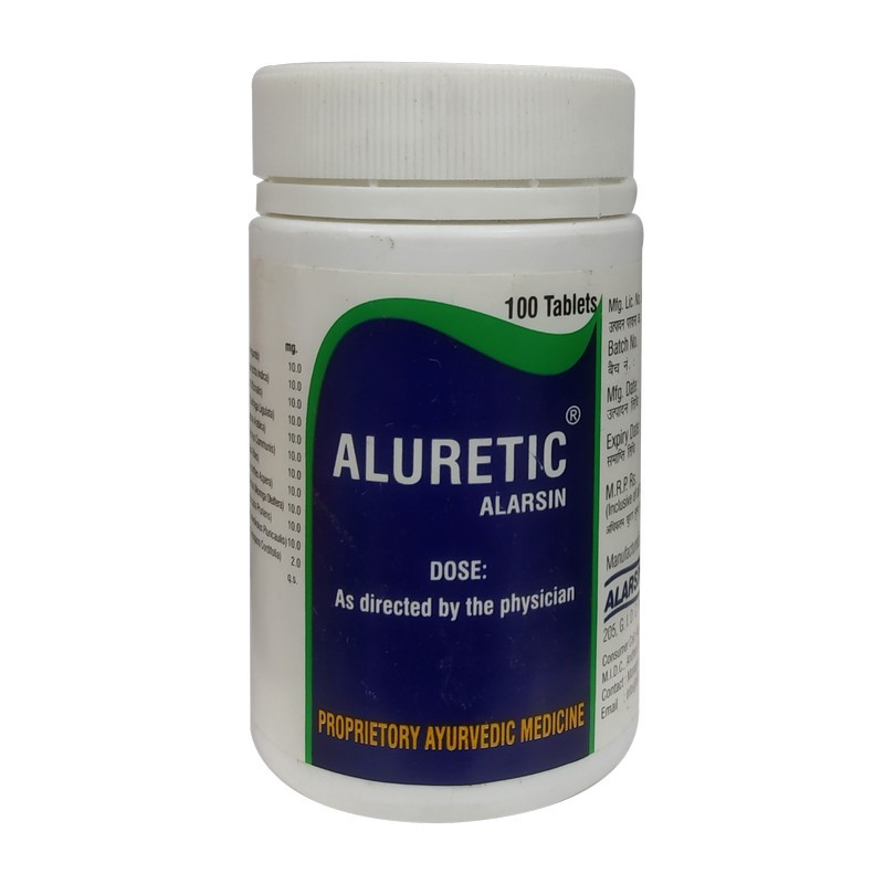 Aluretic Tablet (100Tabs) – Alarsin | Buy Aluretic Tablet | Ayur ...