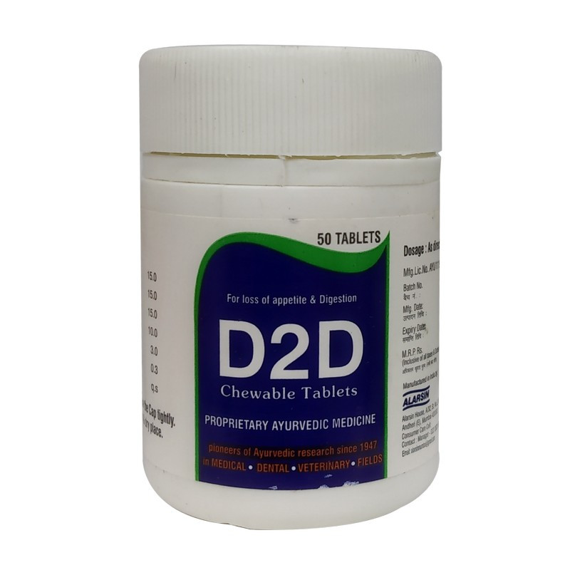D2D Tablet (50Tabs) - Alarsin - AyurCentral Online