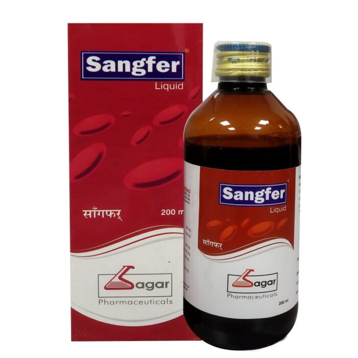 Sangfer Syrup (200ml) - Sagar Pharma - AyurCentral Online