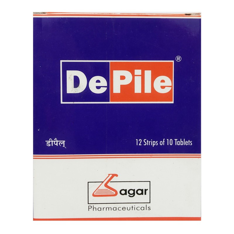 Depile Tablet (10Tabs) - Sagar Pharma - AyurCentral Online