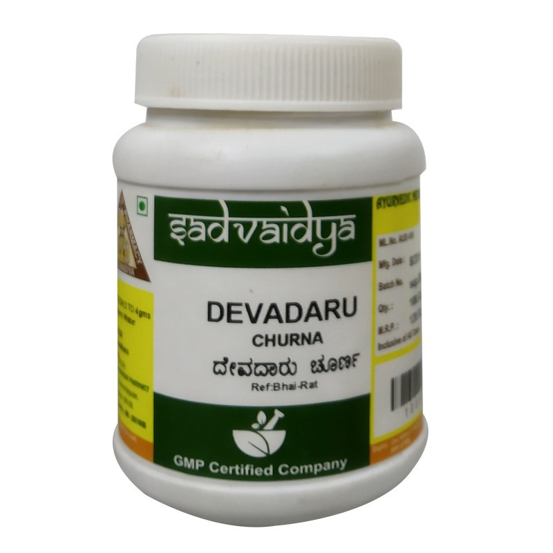 Devadaru Churna (100Gm) - Sadvaidya - AyurCentral Online