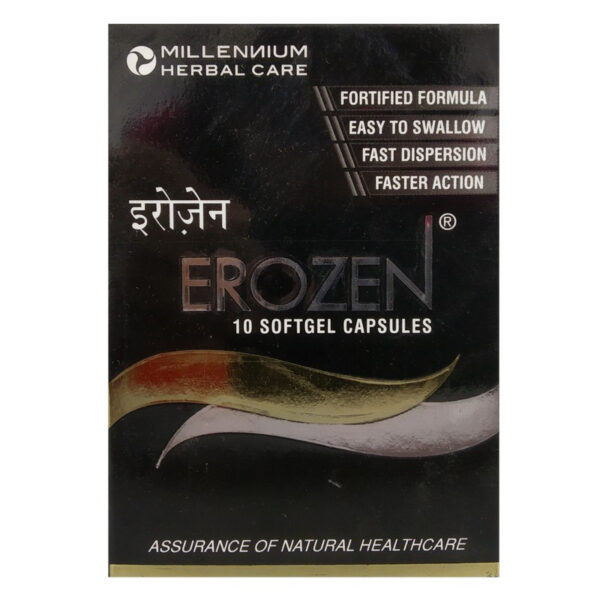Erozen (10Caps) - Millenium Herbal Care - AyurCentral Online