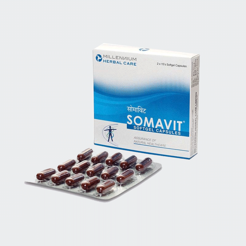 Somavit Capsules - Millenium Herbal - AyurCentral Online