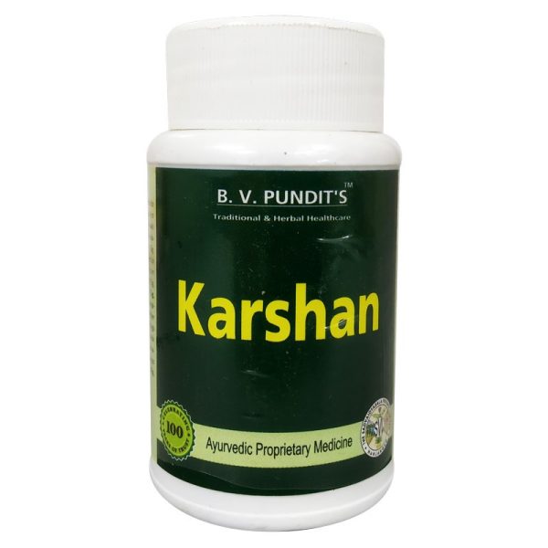 Karshan Capsule (60Caps) - B.V.Pundit's - AyurCentral Online