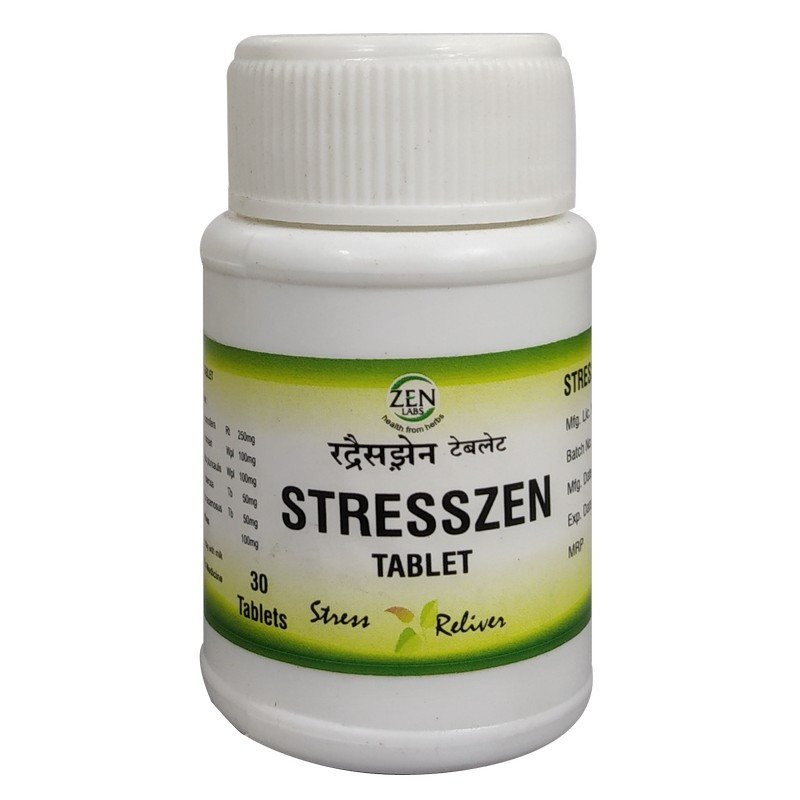 Stresszen Tablet (30Tabs) - Zen Labs - AyurCentral Online