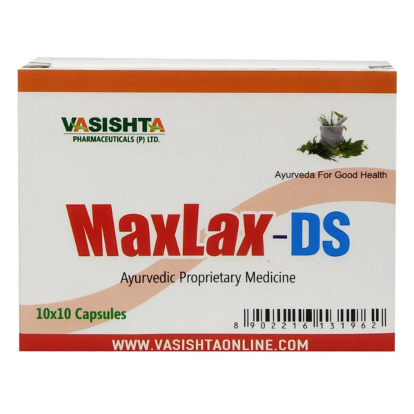Maxlax - Ds Capsule - AyurCentral Online