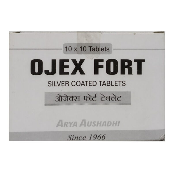 Ojex Forte Tablet (10Tabs) - Arya Aushadhi - AyurCentral Online