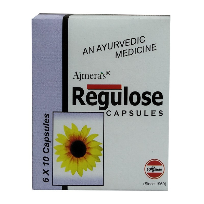 Regulose Cap (10Caps) - Ajmera Pharma - AyurCentral Online