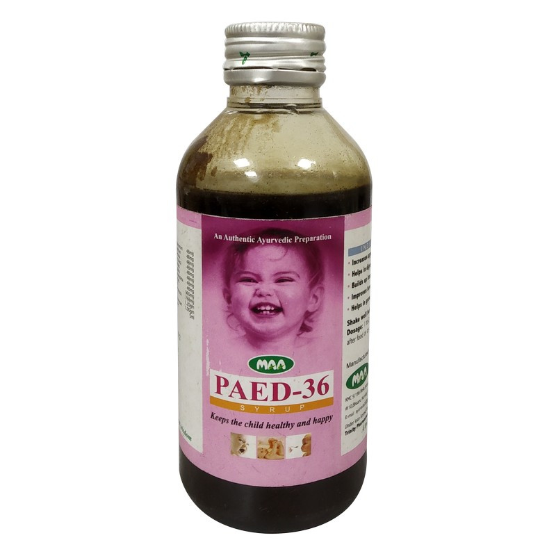 Paed-36 Syrup (200ml) - Malabar Ayurveda - AyurCentral Online