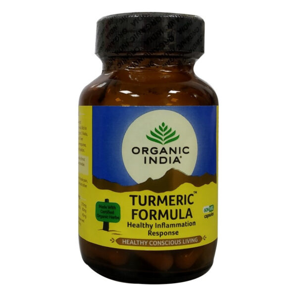 Turmeric Capsule (60Caps) – Organic India - Ayurcentral Online