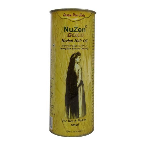 Nuzen Gold Hair Oil (100ml) - Nuzen Herbal - AyurCentral Online