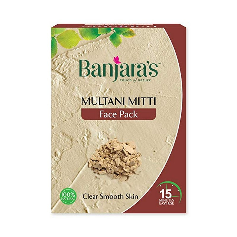 Multani Mati Face Pack (100Gm) - Banjara'S - AyurCentral Online