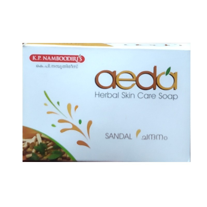 Sandal Soap (75Gm) - K.P.Namboordiri - AyurCentral Online