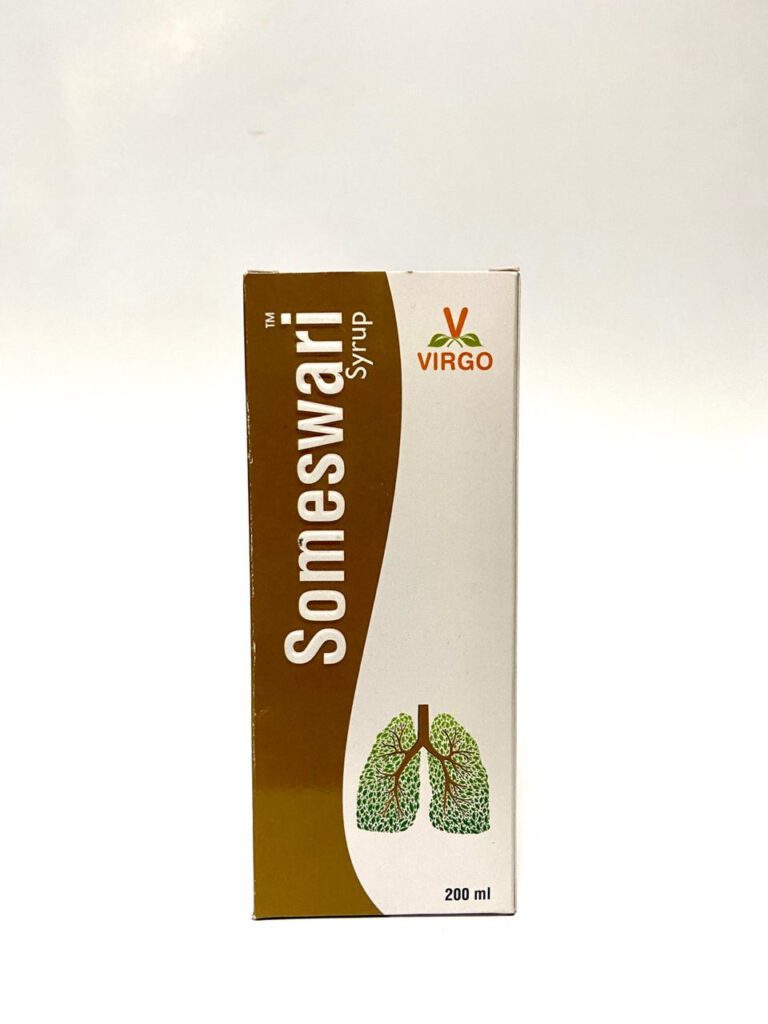 Someshwari Syrup (200ml) - Unjha - AyurCentral Online