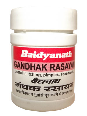 Gandhak Rasayana (40Tabs) - Baidyanath - AyurCentral Online