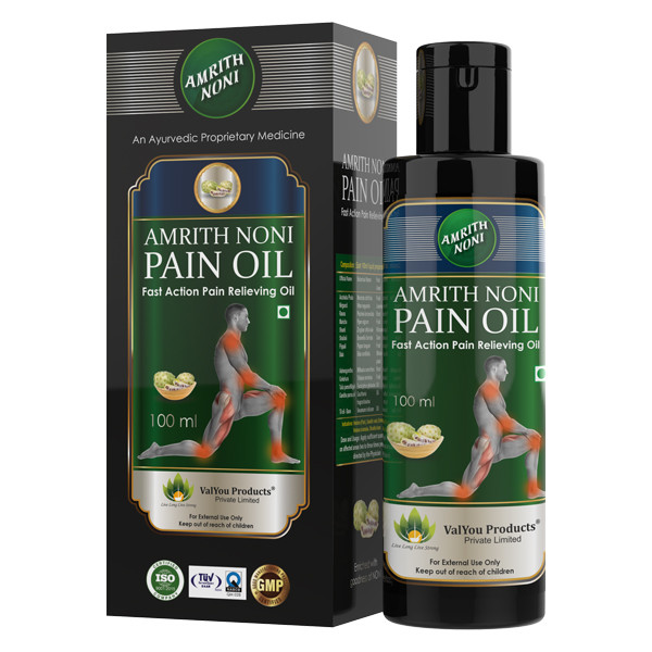 Amrith Noni Pain Oil - (100ml) - Amrith Noni - AyurCentral Online