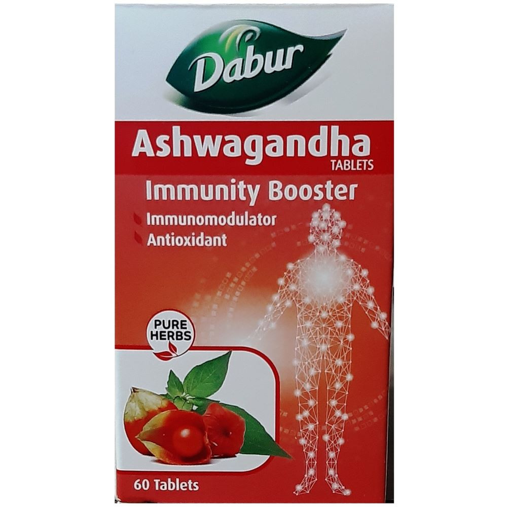 Ashwagandha Tablet (60Tabs) - Dabur - AyurCentral Online