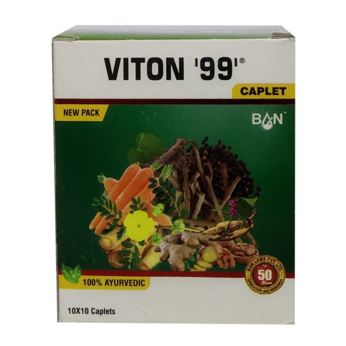 Viton 99 Caplet (10Caps) - Ban Labs - AyurCentral Online