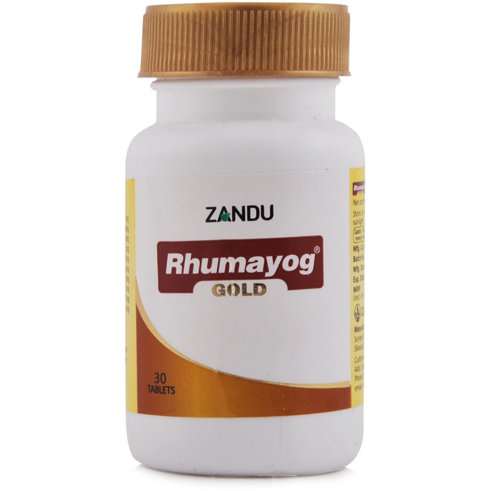 Rhumayog Gold (30Tabs) - Zandu - AyurCentral Online
