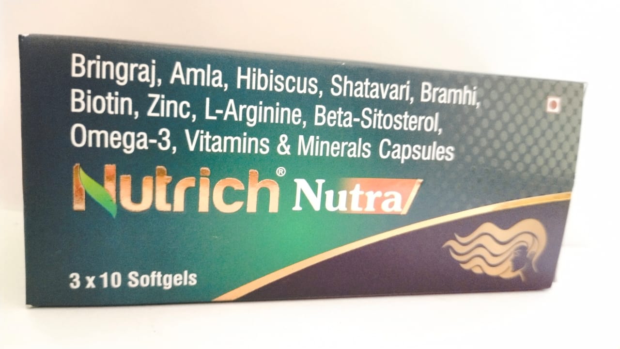 Nutrich Nutra Softgel Capsules - AyurCentral Online