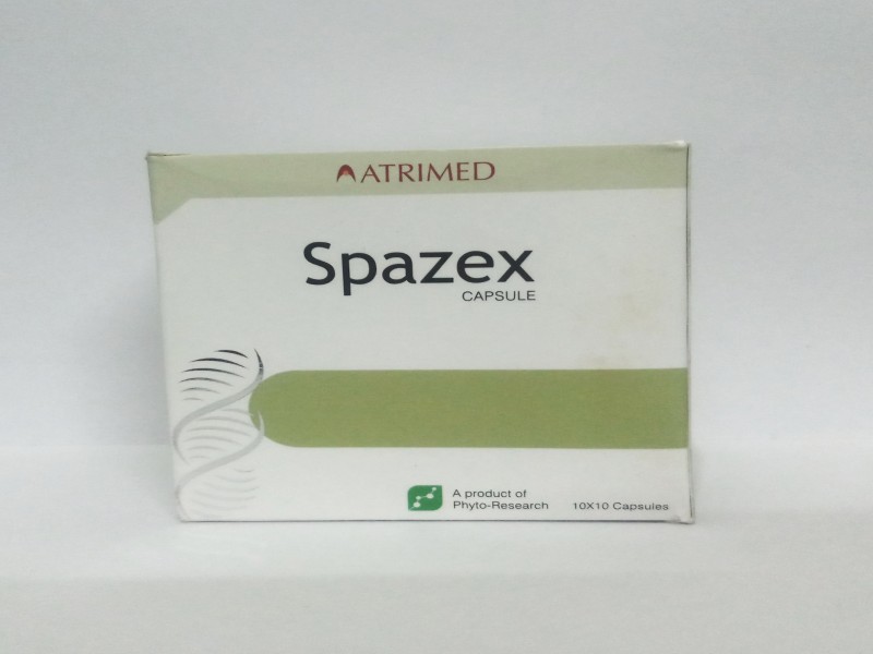 Spazex Capsule (10Caps) - Atrimed Pharma - AyurCentral Online