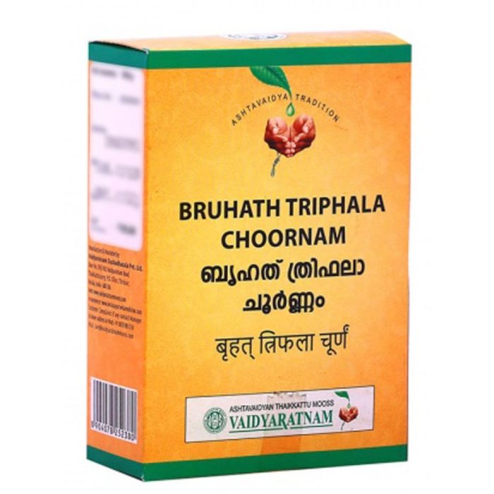 Bruhath Triphala Choornam - Vaidyaratnam - AyurCentral Online